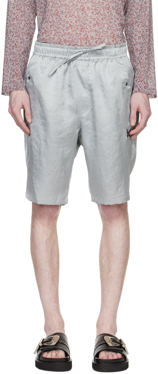NEEDLES: Blue Cowboy Shorts | SSENSE