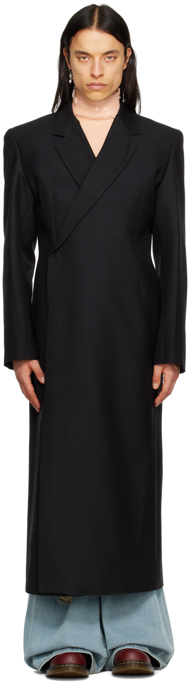 EGONlab: SSENSE UK Exclusive Black Egonic Coat | SSENSE