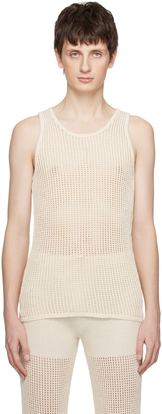 Off-White Zev Tank Top by Nanushka on Sale