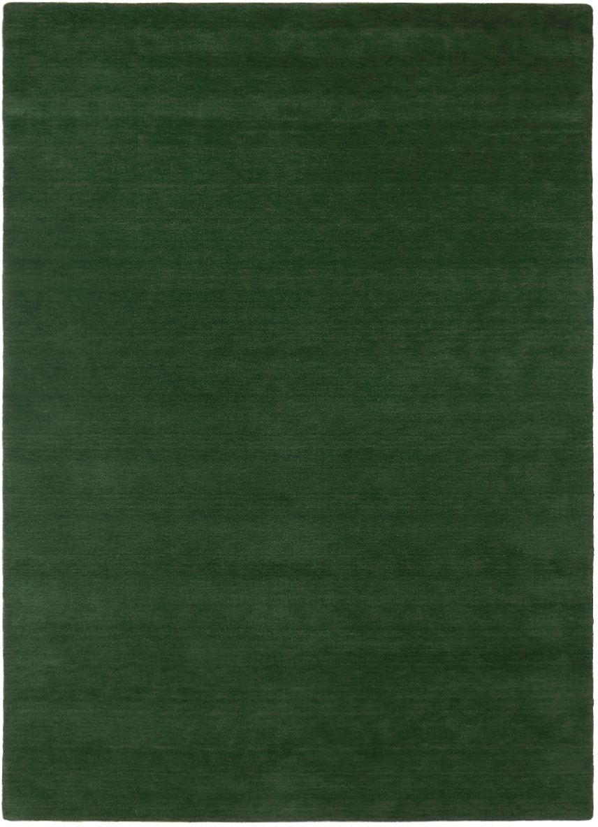 Green Small Rectangular Outline Rug by POLSPOTTEN | SSENSE