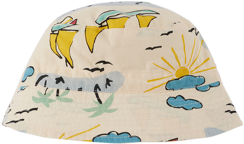 Baby Beige Explorer Bucket Hat by Petit Bateau | SSENSE Canada