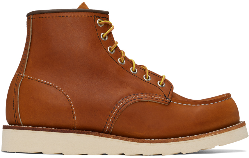Red Wing Heritage Moc Toe 875 Oro Legacy In Red | ModeSens