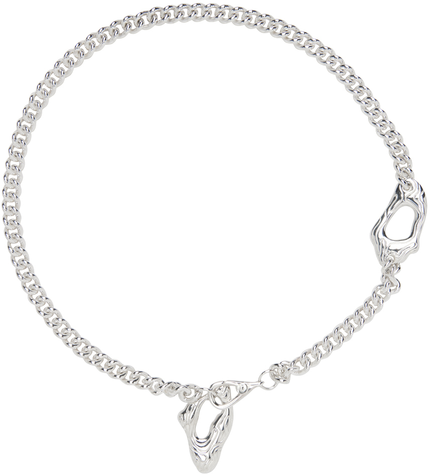 octi: Silver Chunky Island Necklace | SSENSE UK