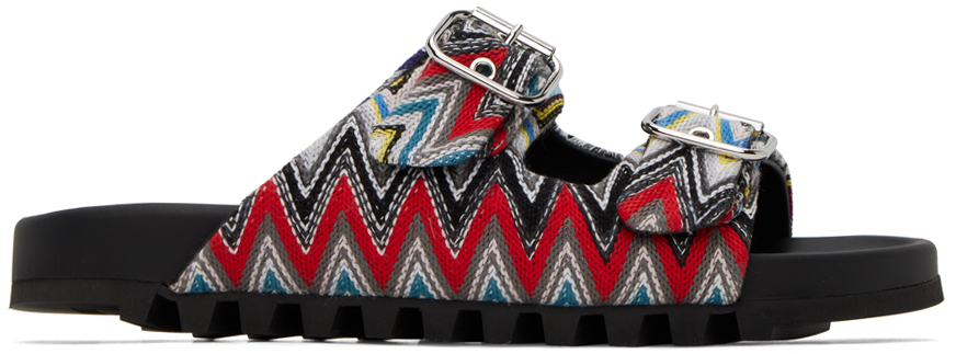 Missoni: Multicolor Zig-Zag Sandals | SSENSE UK Missoni: Multicolor Zig-Zag Sandals | SSENSE UK