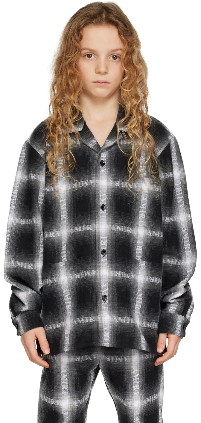Kids Black PJ Shirt by AMIRI on Sale