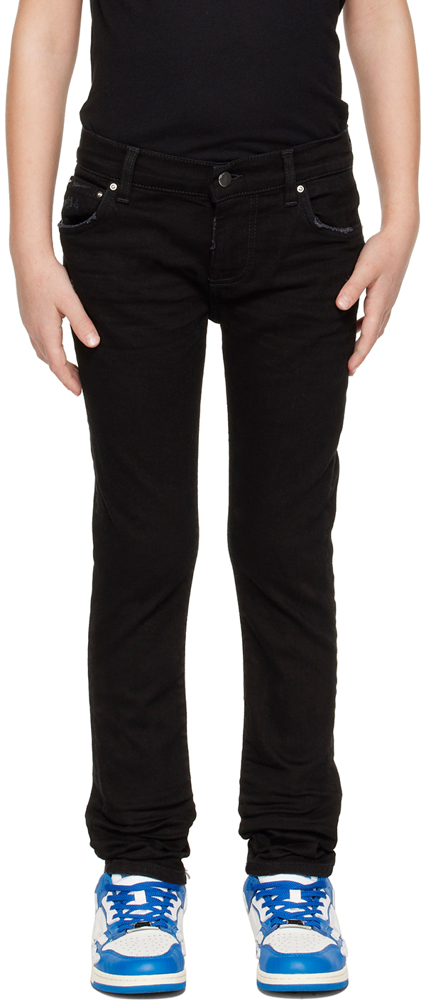 Kids Black Stack Jeans by AMIRI | SSENSE