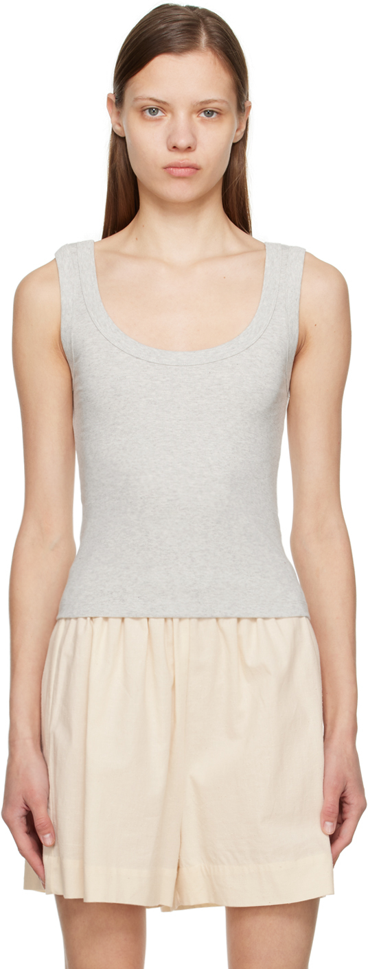 Flore Flore: SSENSE 대한민국 익스클루시브 그레이 힐리 탱크탑 | SSENSE
