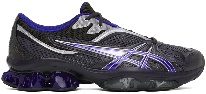 Kiko Kostadinov: Baskets GEL-QUANTUM ZIENTZIA gris et bleu édition ...