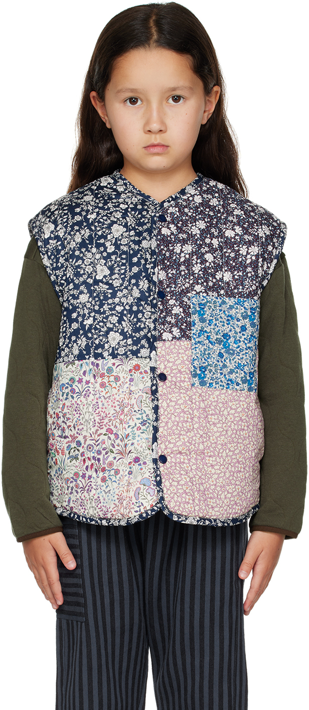 Kids Multicolor Devon Reversible Vest by ESTHER on Sale