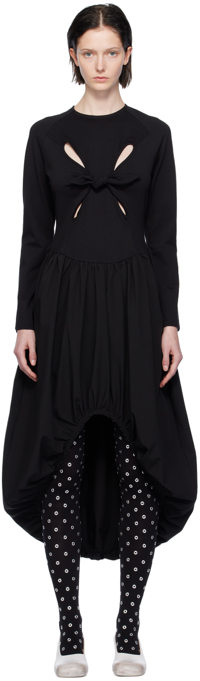 Black Bale Midi Dress by J.Kim on Sale