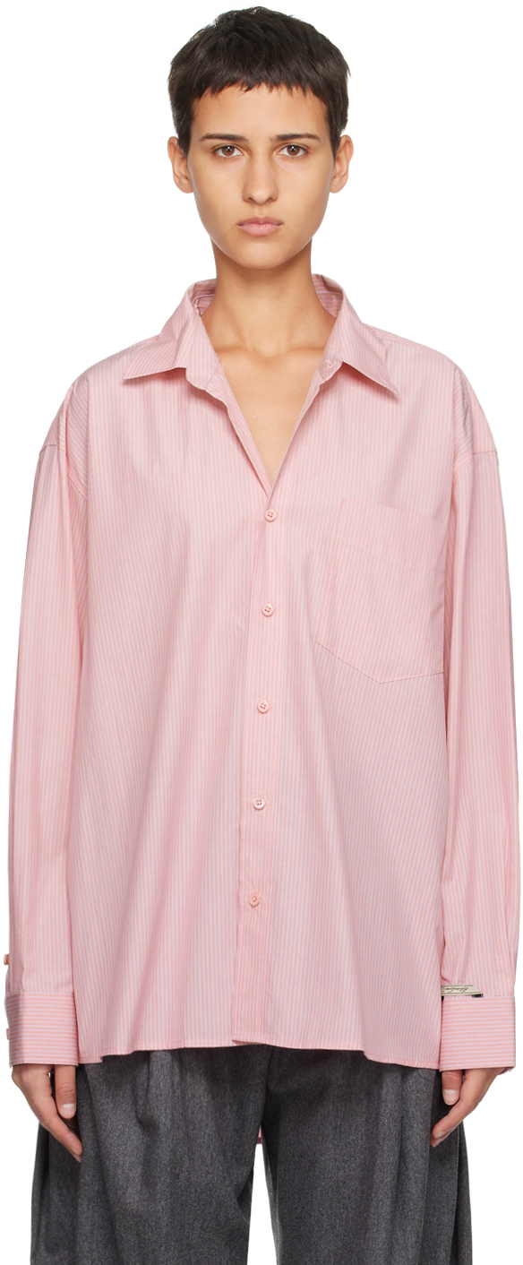 Chemise Artu rose ADER error en solde