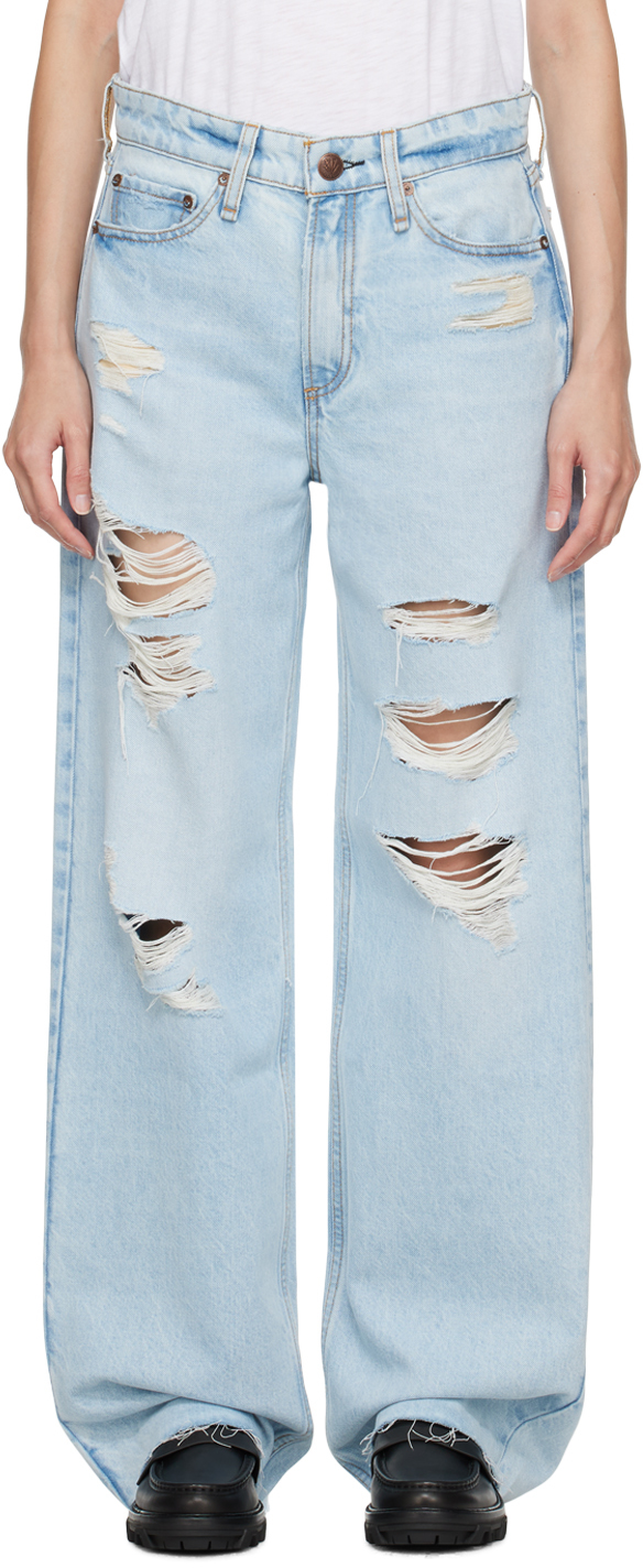 rag & bone: Blue Logan Jeans | SSENSE