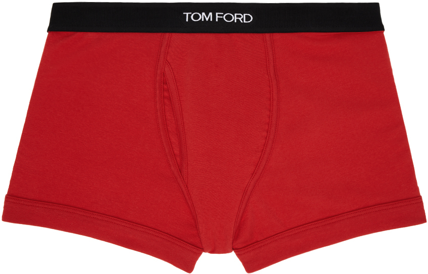 Tom Ford Red Jacquard Boxers Ssense