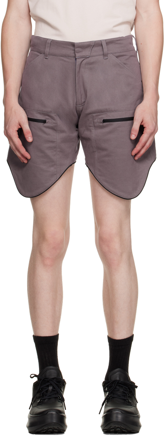 Purple Scout Shorts by Olly Shinder on Sale