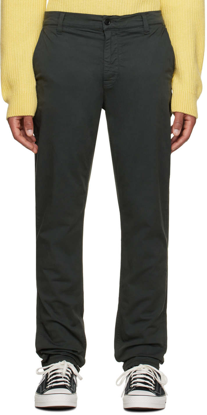 Nudie Jeansのブラック Easy Alvin トラウザーズがセール中