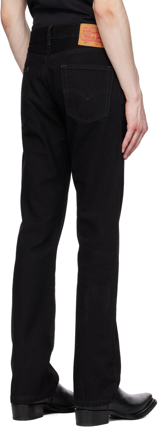 LEVI'S 블랙 517 부츠컷 청바지 - 페칭