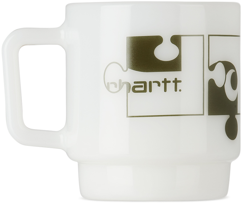White Assemble Mug by Carhartt Work In Progress on Sale