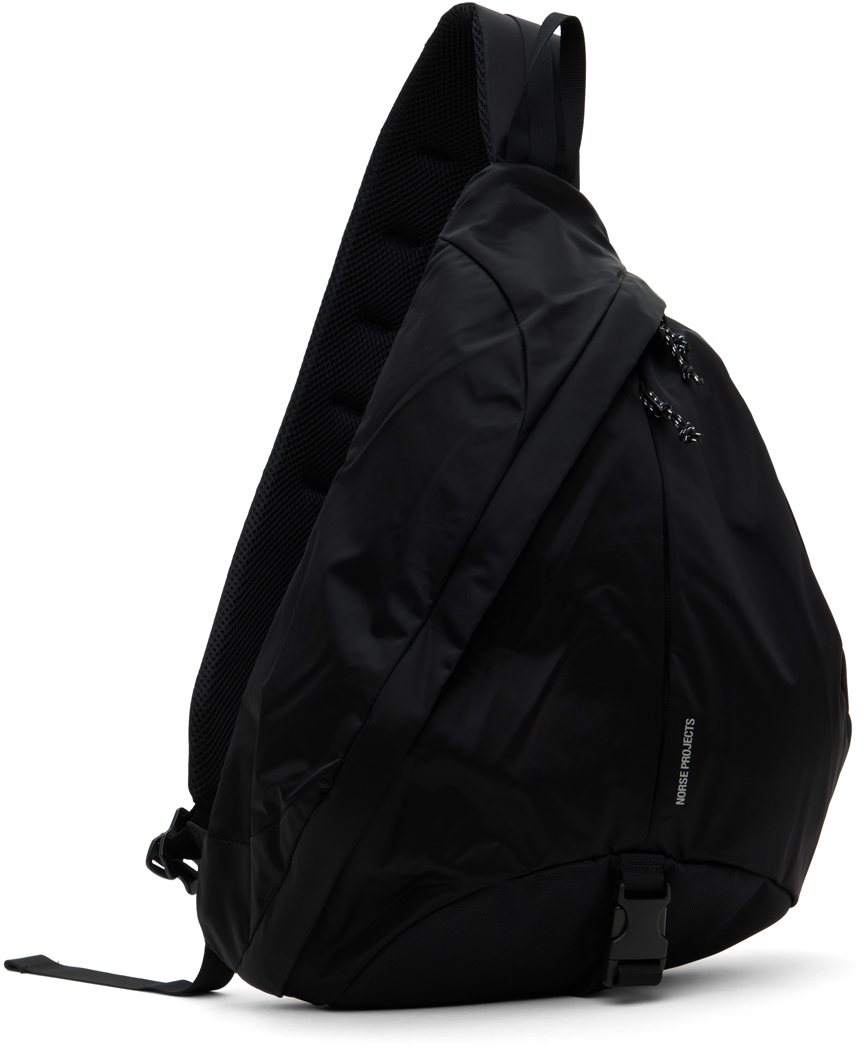 NORSE PROJECTS Black Tri-Point Backpack | Smart Closet