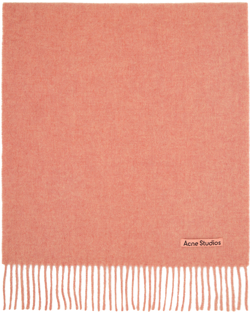 Acne Studios: Pink Narrow Scarf | SSENSE UK
