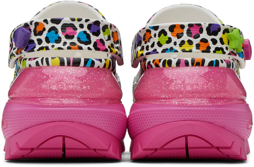 Crocs White Lisa Frank Edition Mega Crush Clogs | Smart Closet