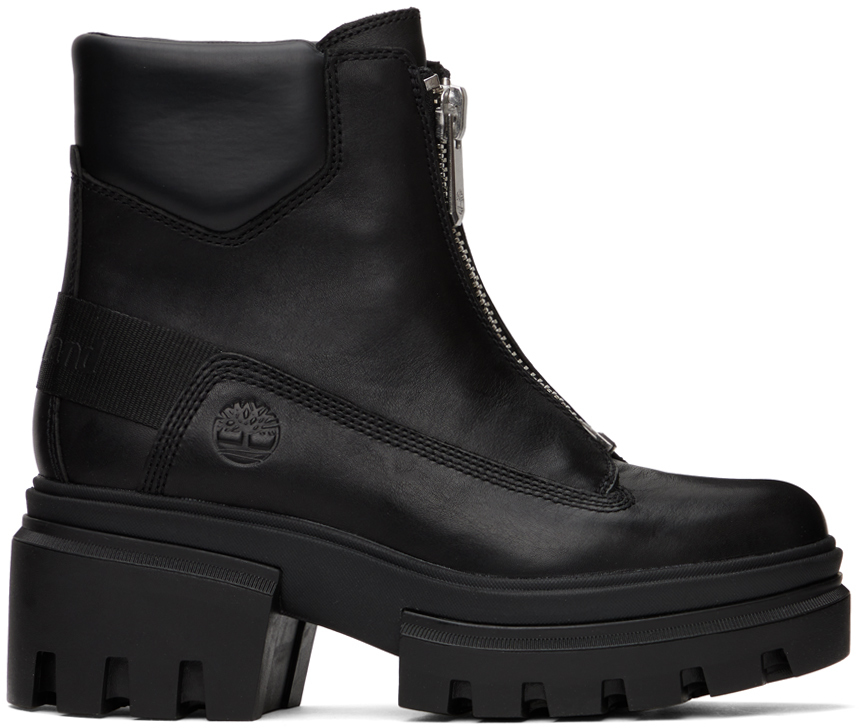 Timberland Black Everleigh Front-Zip Boot | Smart Closet