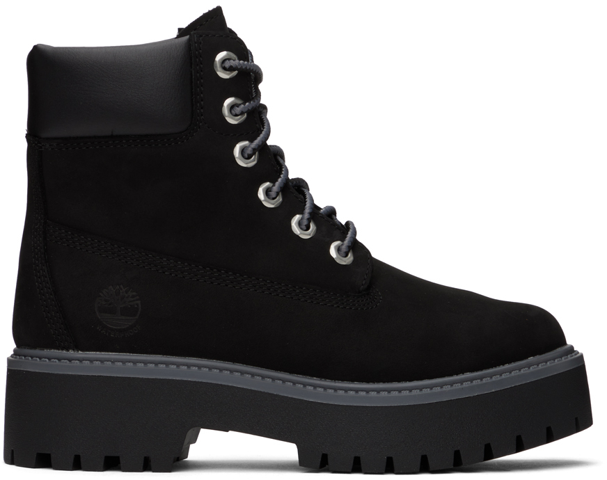 Timberland: Bottes Stone Street noires | SSENSE France