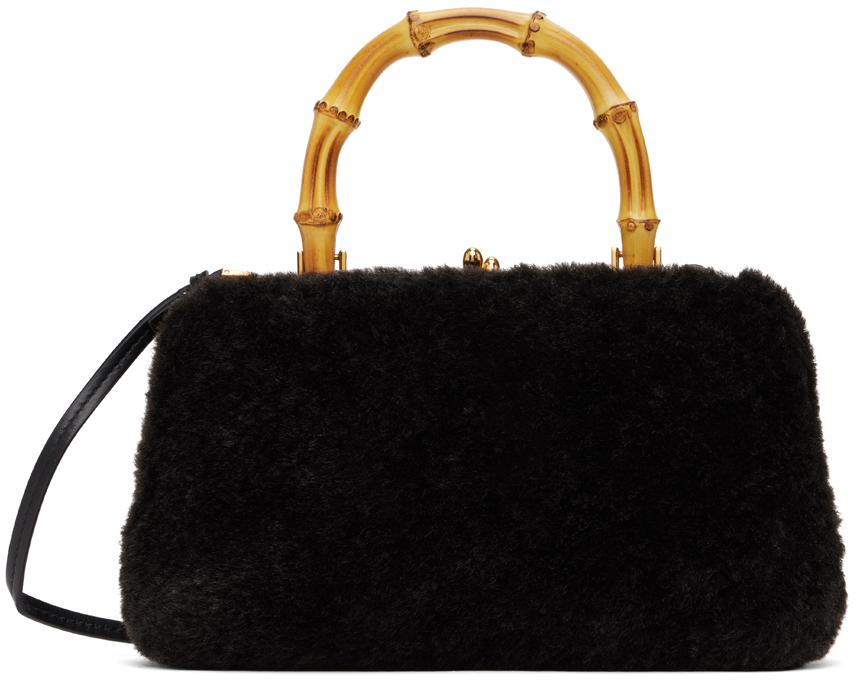 Jil Sander: Black Mini Goji Bag | SSENSE UK