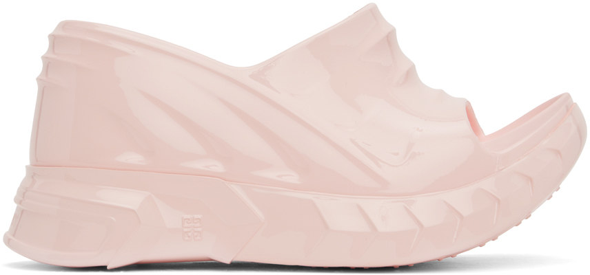 Givenchy: Pink Marshmallow Sandals | SSENSE Canada