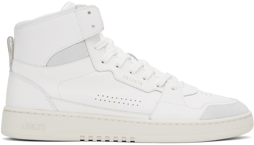 Baskets montantes Dice blanc et gris Axel Arigato en solde