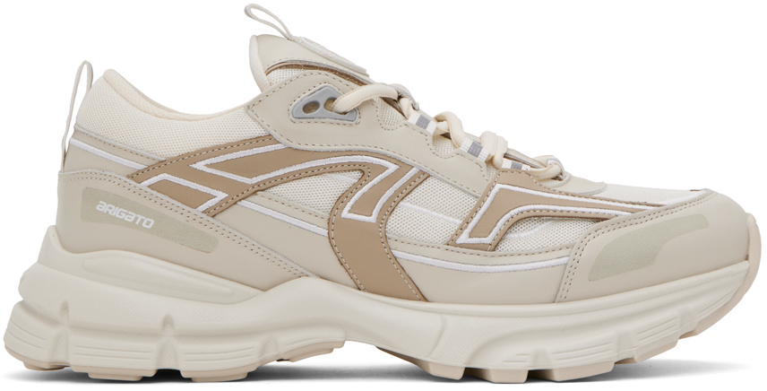 Axel Arigato: Beige Marathon R-Trail Sneakers | SSENSE