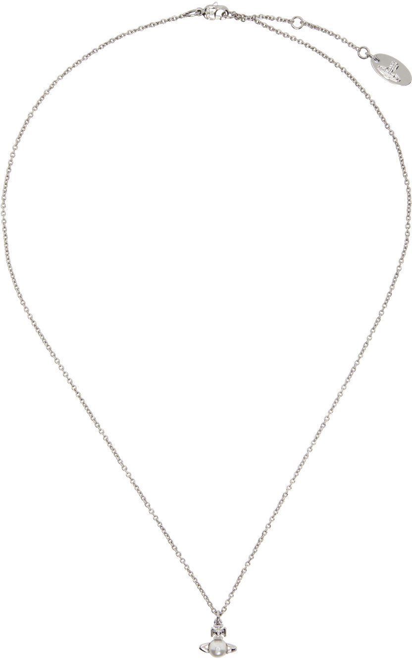Vivienne Westwood Balbina Pendant Necklace In Silver | ModeSens