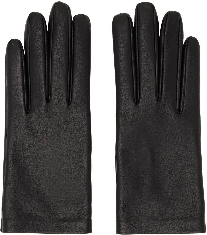 The Row: Gants Lorella noirs | SSENSE France