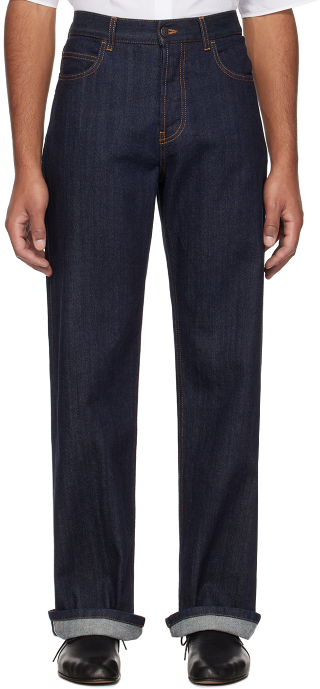 The Row: Jean Ross indigo | SSENSE France