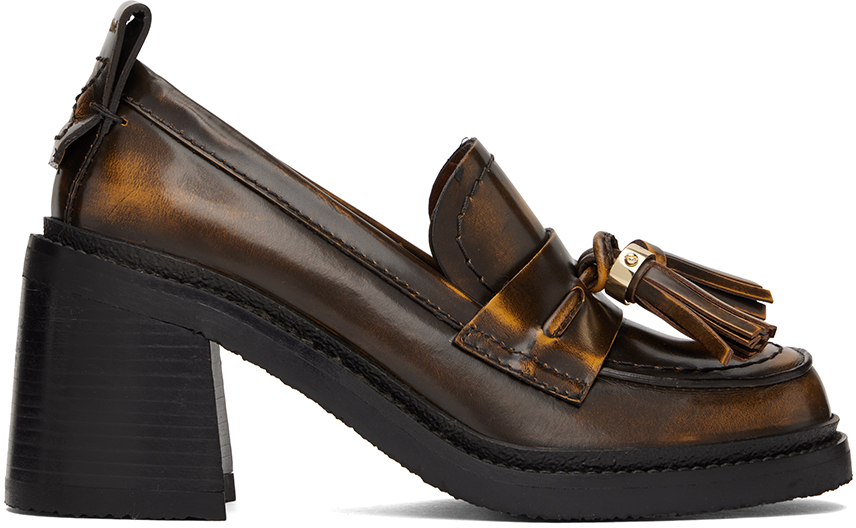 See by Chloé: 棕色 Skyie 高跟鞋 | SSENSE