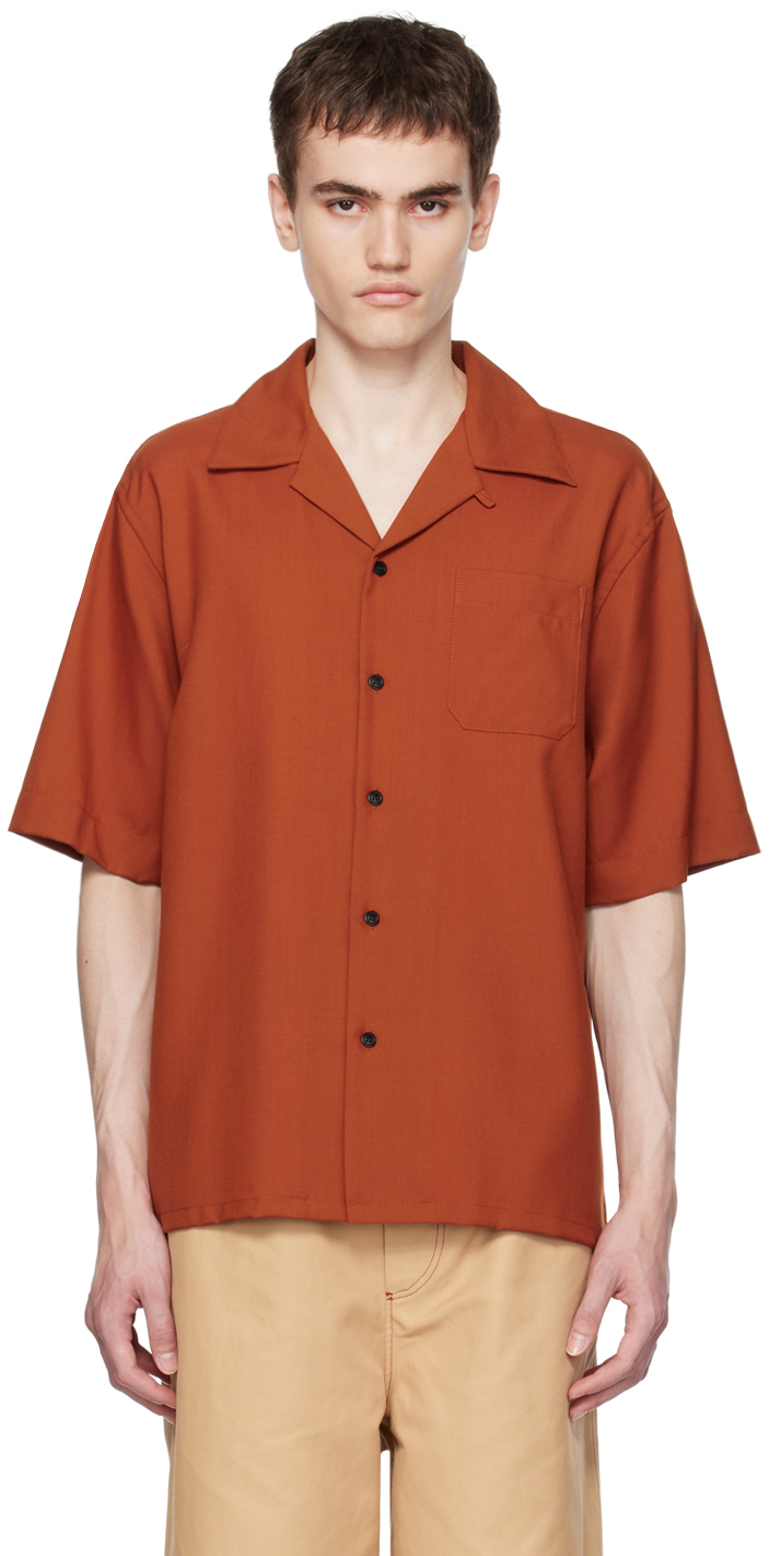 Orange Patch Shirt by Marni on Sale