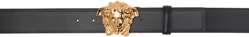 Versace: Black Medusa Belt | SSENSE