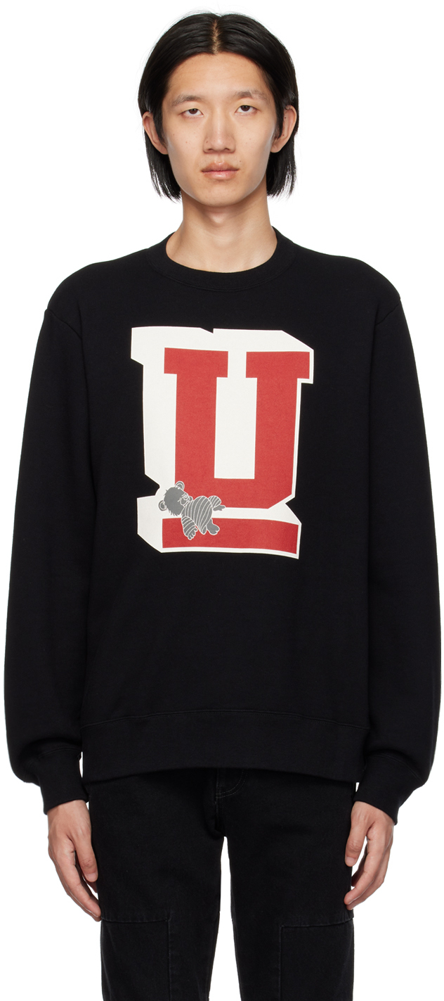 Black 'U' Sweatshirt by UNDERCOVER on Sale