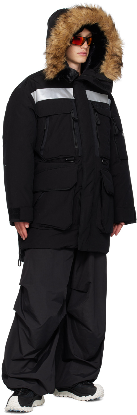 RLX Ralph Lauren Black Reflective Puffer Jacket | Smart Closet