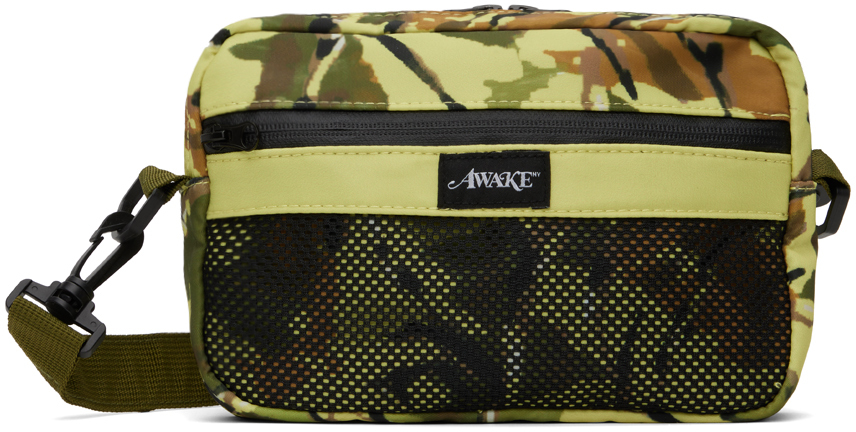 Awake NY: Green Logo Bag | SSENSE Canada