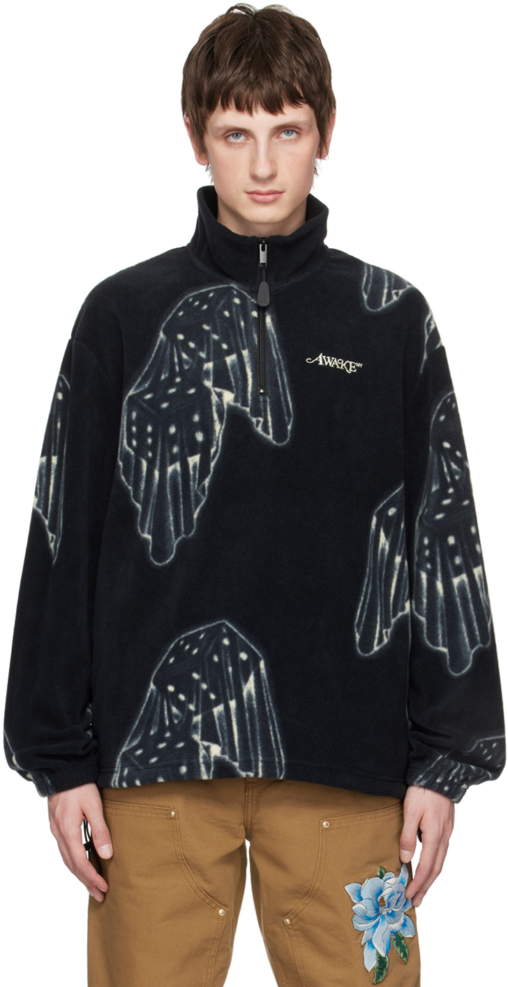 Awake NY: Black Dice Sweater | SSENSE UK