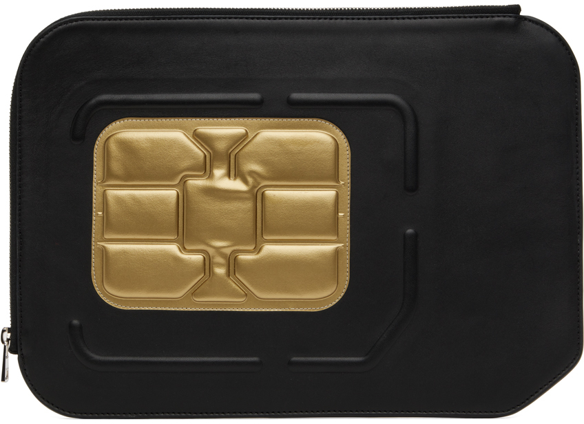 Black Sim Card Pouch by JW Anderson on Sale