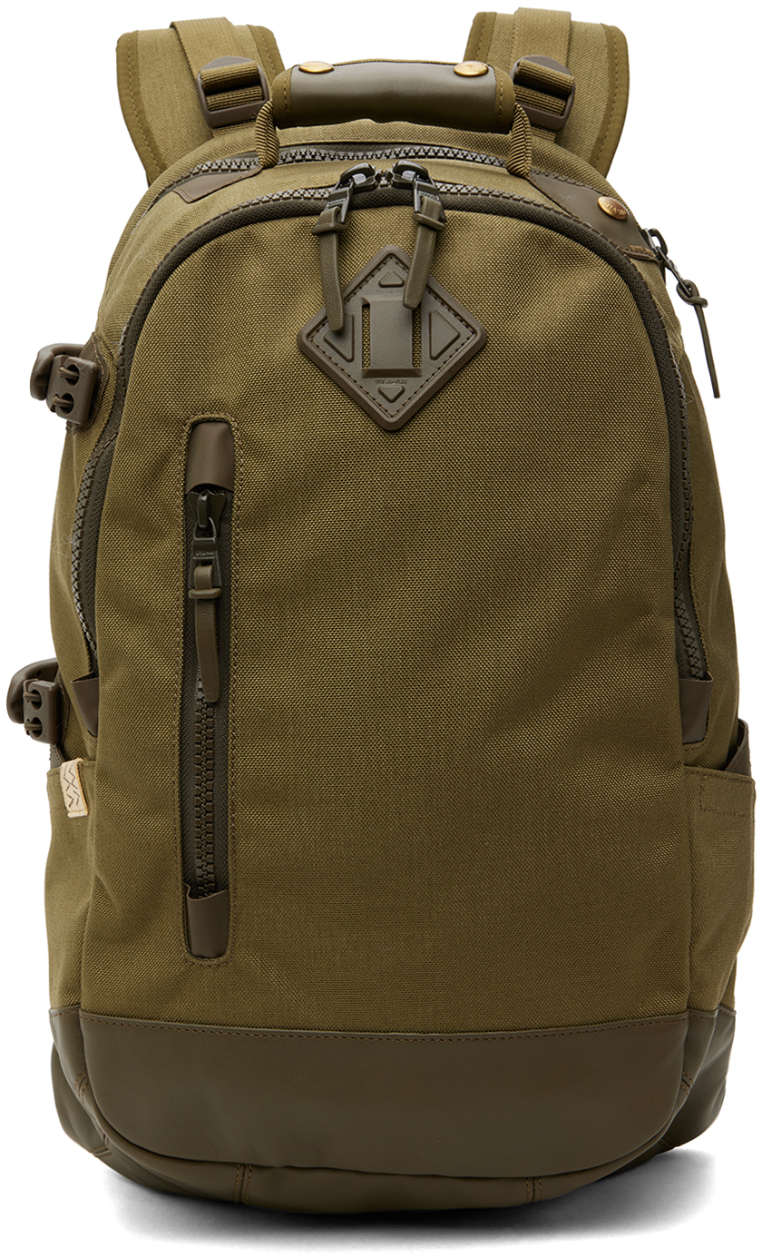 Visvim Khaki 20l Backpack In Olive | ModeSens