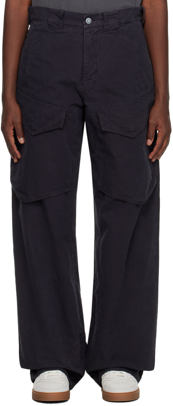 Gray Hiking Cargo Pants by Objects IV Life on Sale