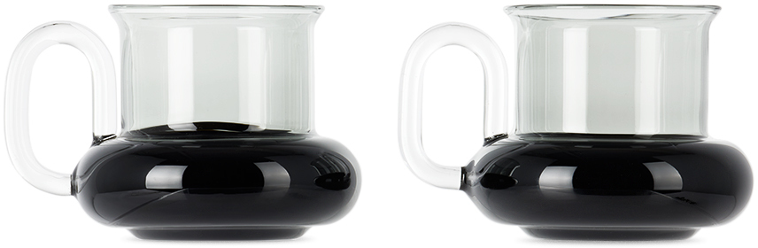 Black Bump Tea Cup Set by Tom Dixon | SSENSE