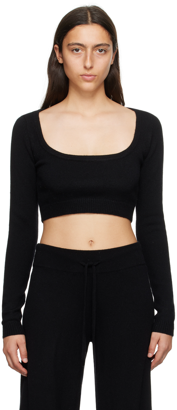 Black 'The Monty' Sweater by LISA YANG on Sale
