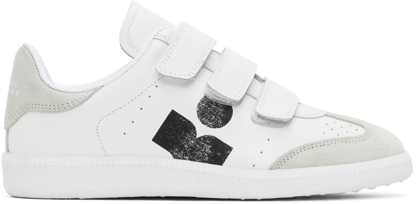 Baskets Beth blanc et gris Isabel Marant en solde
