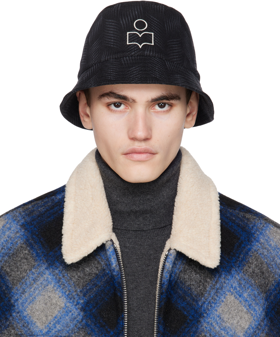 Chapeau bob Haley noir Isabel Marant en solde