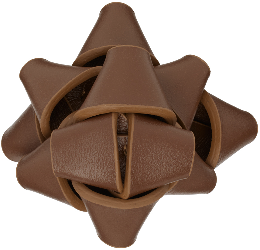 Brown Present Brooch by Ernest W. Baker on Sale