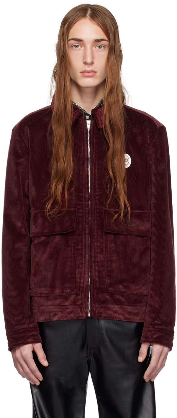 Fiorucci: Red Patch Jacket | SSENSE Canada