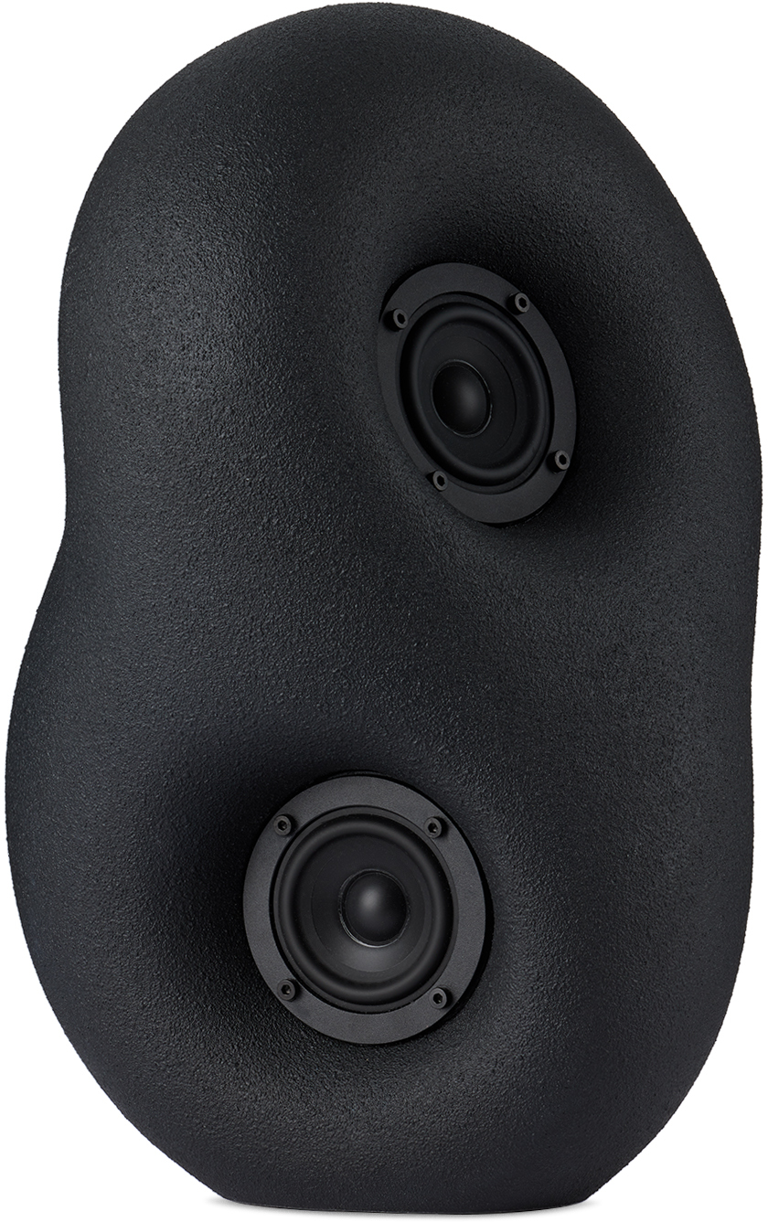Black Acoustic Sculpture Speaker by Transparent | SSENSE